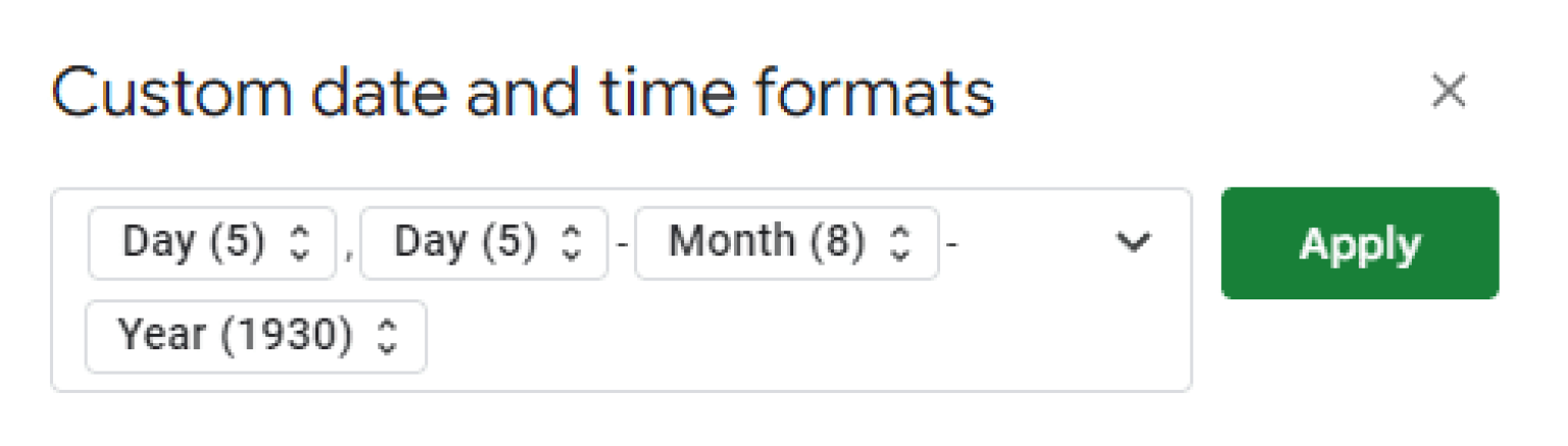 Formatting Dates in Google Sheets - Excel Insider