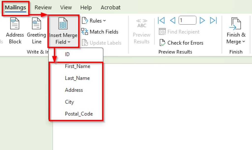 [Fixed] Word Mail Merge Not Working with Excel - Excel Insider