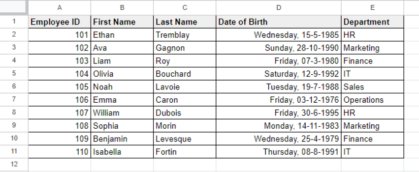 Formatting Dates in Google Sheets - Excel Insider