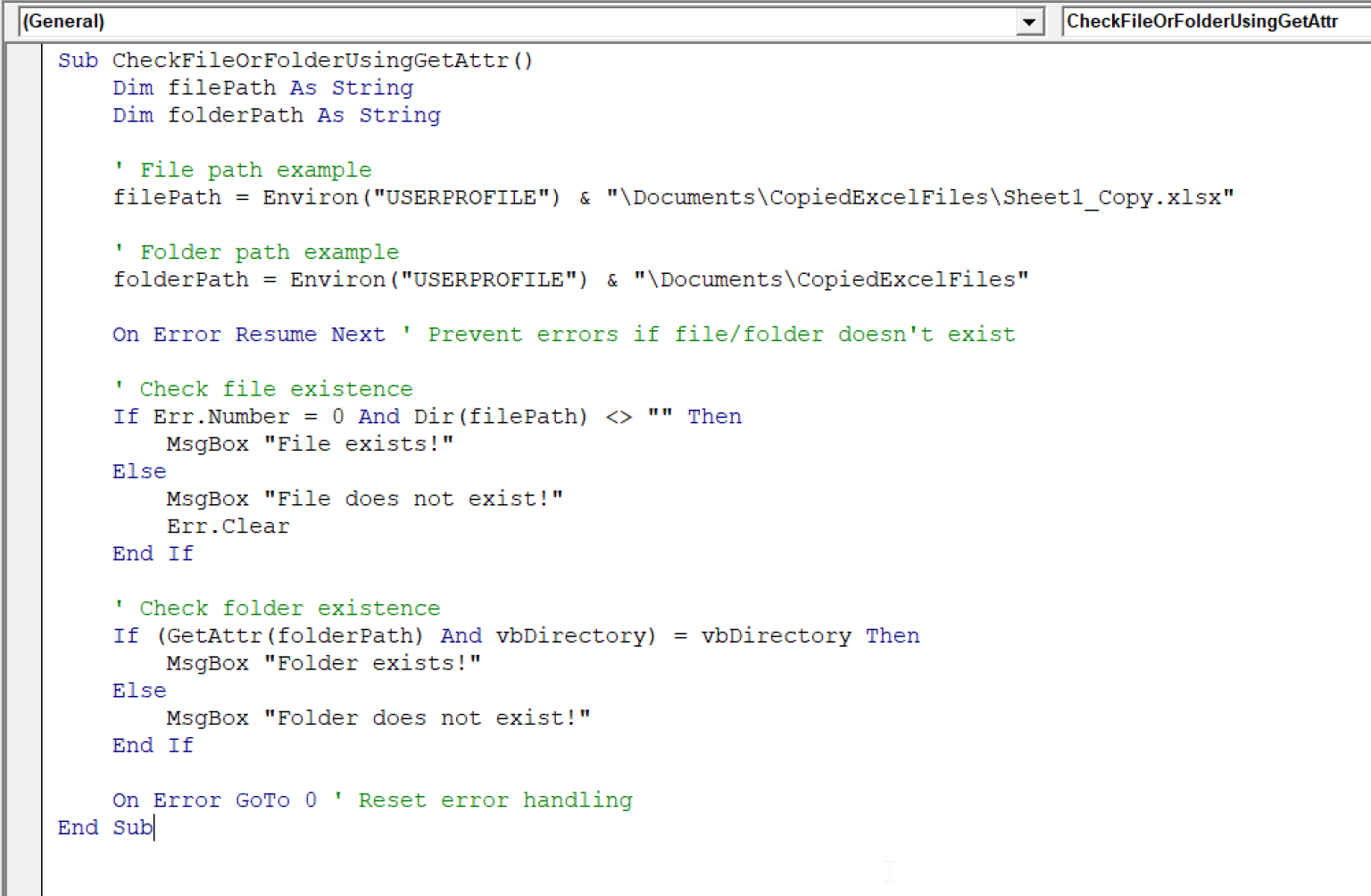 How to Check If File Exists with Excel VBA (4 Methods) - Excel Insider