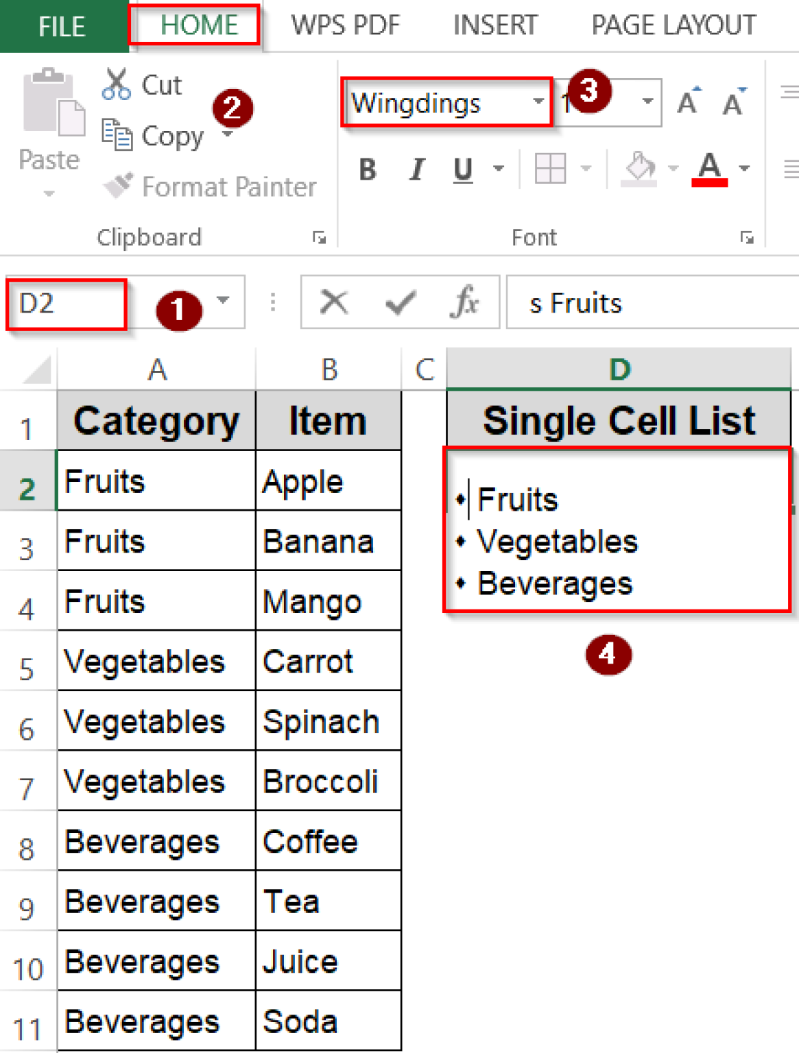 How to Make a List Within a Cell in Excel (7 Easy Ways) - Excel Insider