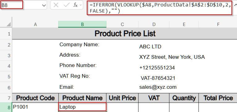 How to Make a Price List in Excel (with Detailed Steps) - Excel Insider