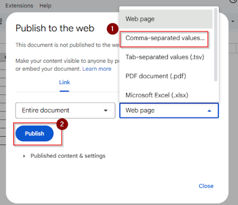 How to Save Google Sheets as CSV (4 Easy Ways) - Excel Insider