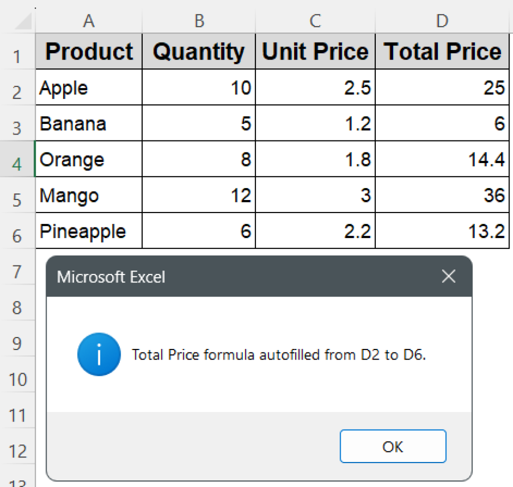 [Fixed] AutoFill Method of Range Class Failed (3 Solutions) - Excel Insider