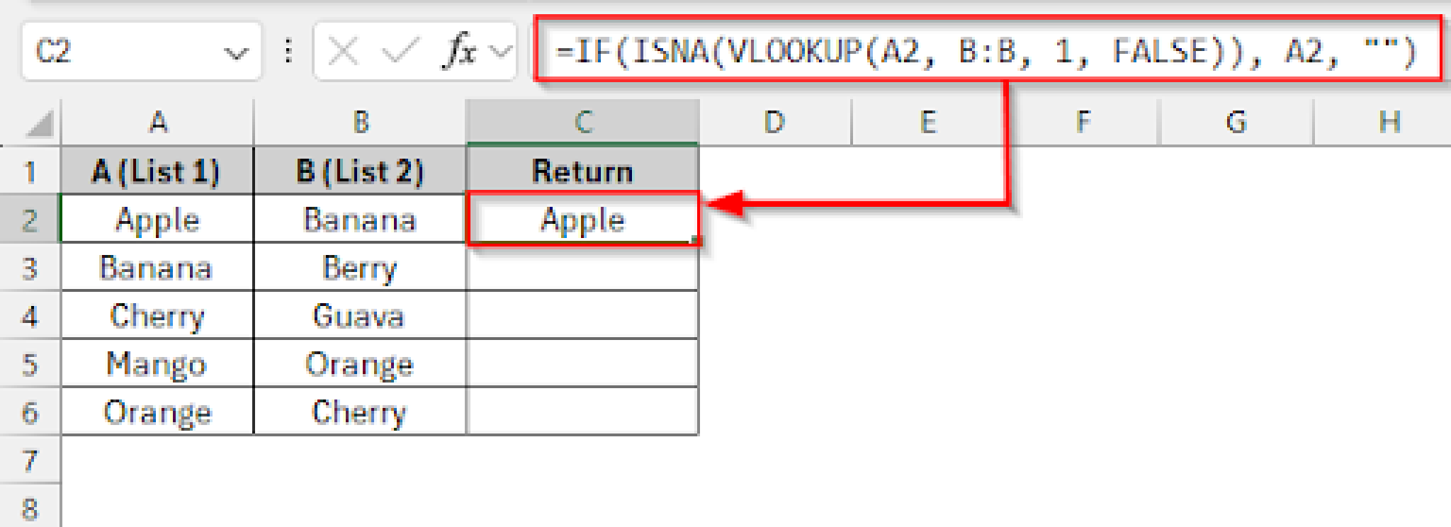 Excel VLOOKUP Function to Compare Two Columns (6 Examples) - Excel Insider