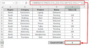 How to Use COUNTIF in Excel to Count Values Not Equal to Zero - Excel ...