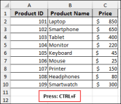 [Solved] CTRL F Not Working in Excel (6 Possible Solutions) - Excel Insider