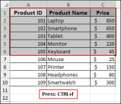 [Solved] CTRL F Not Working in Excel (6 Possible Solutions) - Excel Insider