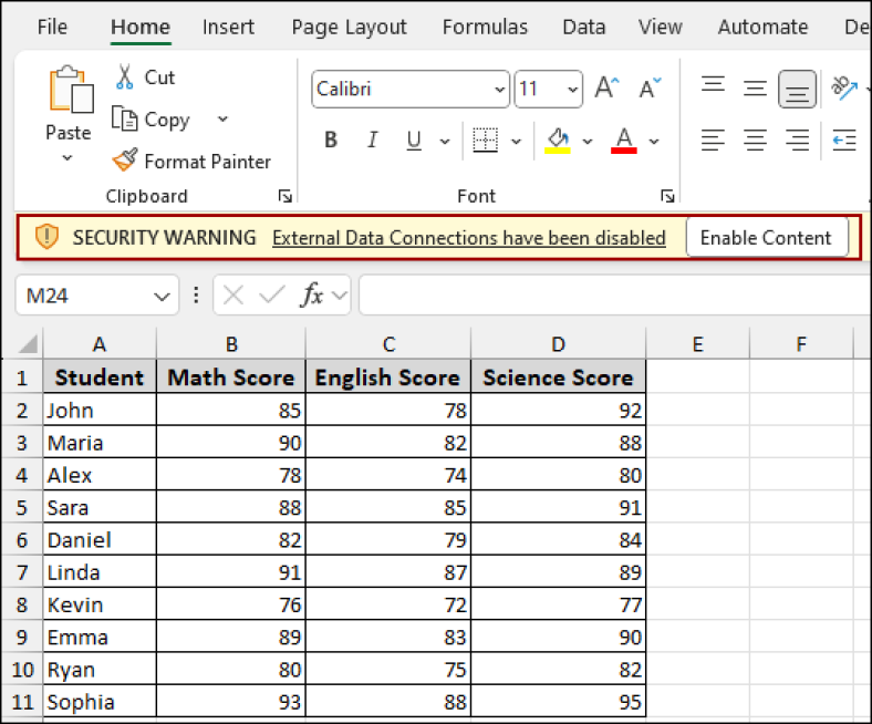 [Fixed] External Data Connections Have Been Disabled in Excel - Excel ...