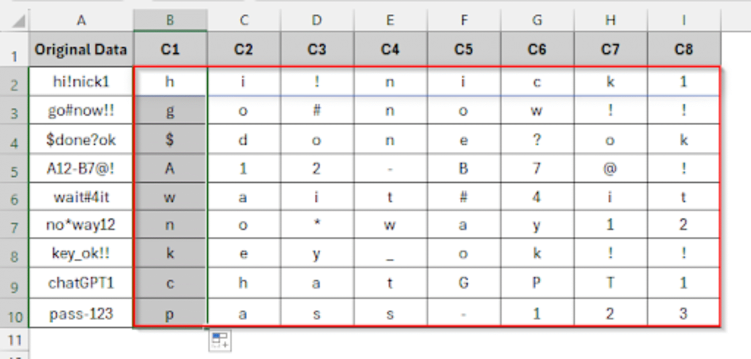 How to Split a String by Character in Excel (4 Useful Methods) - Excel ...