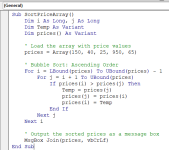 How to Sort an Array Using Excel VBA (4 Different Examples) - Excel Insider