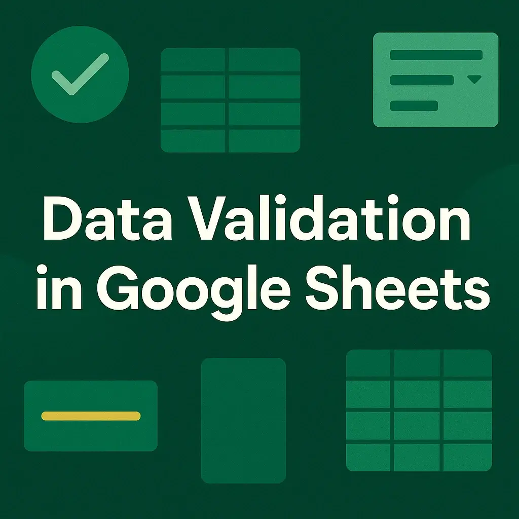 How to Do Data Validation in Google Sheets - Excel Insider