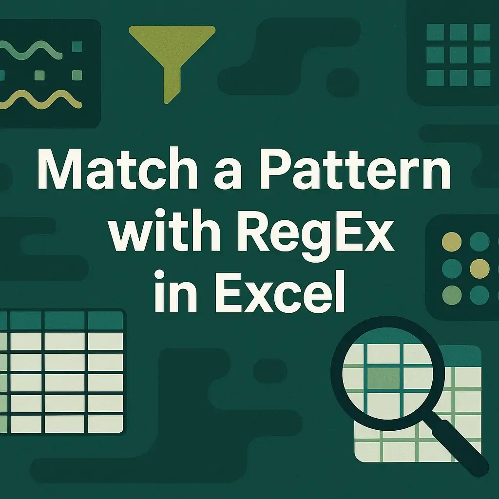 How to Match a Pattern with RegEx in Excel (2 Examples) - Excel Insider