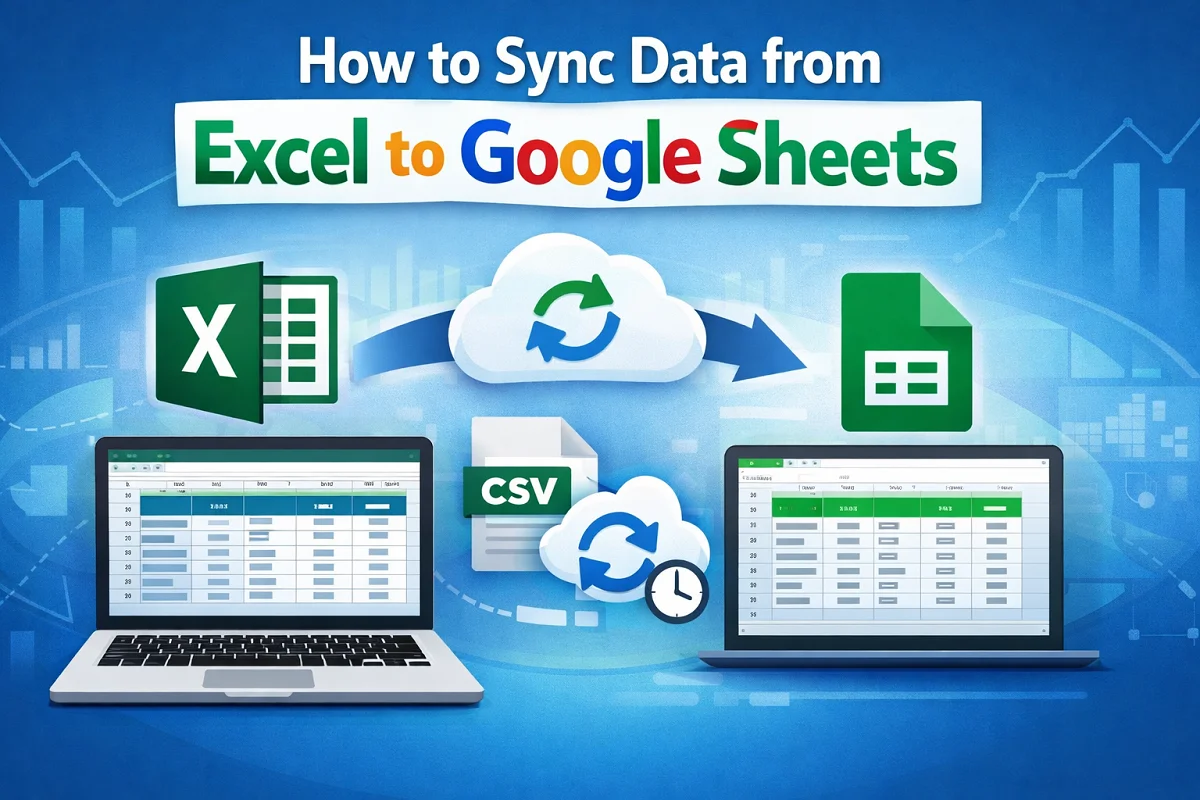 How to Sync Data from Excel to Google Sheets - Excel Insider