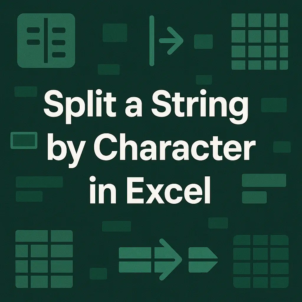 How to Split a String by Character in Excel (4 Useful Methods) - Excel ...