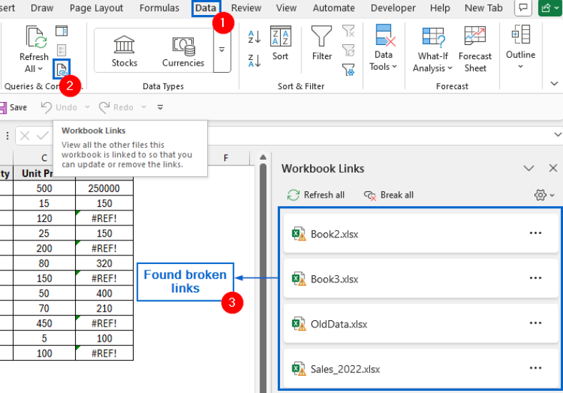 How to Find Broken Links in Excel (4 Suitable Ways) - Excel Insider