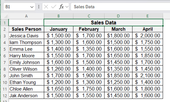 How to Flip Data Horizontally in Excel (4 Suitable Methods) - Excel Insider