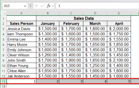 How to Flip Data Horizontally in Excel (4 Suitable Methods) - Excel Insider