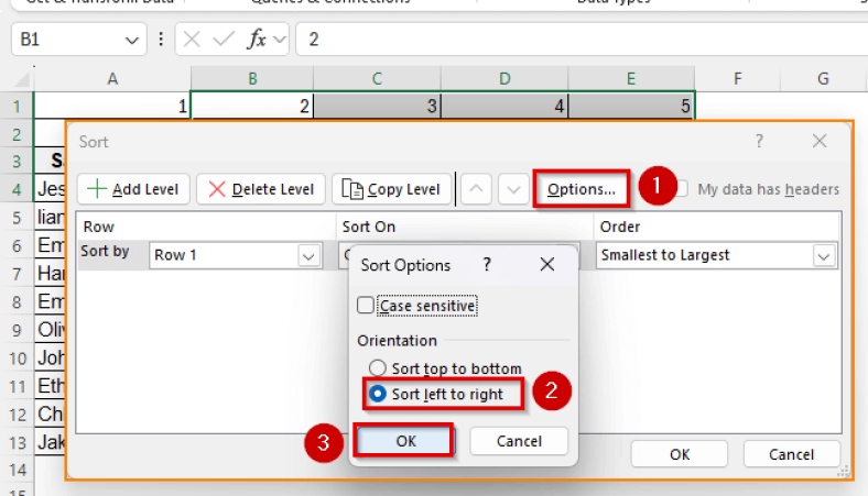How to Flip Data Horizontally in Excel (4 Suitable Methods) - Excel Insider
