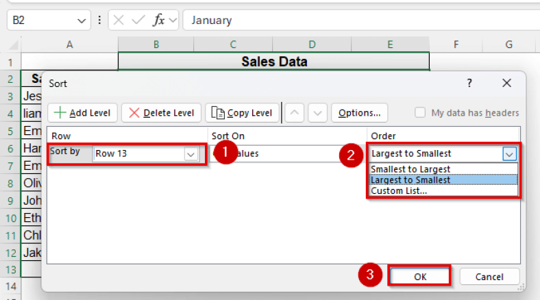 How to Flip Data Horizontally in Excel (4 Suitable Methods) - Excel Insider