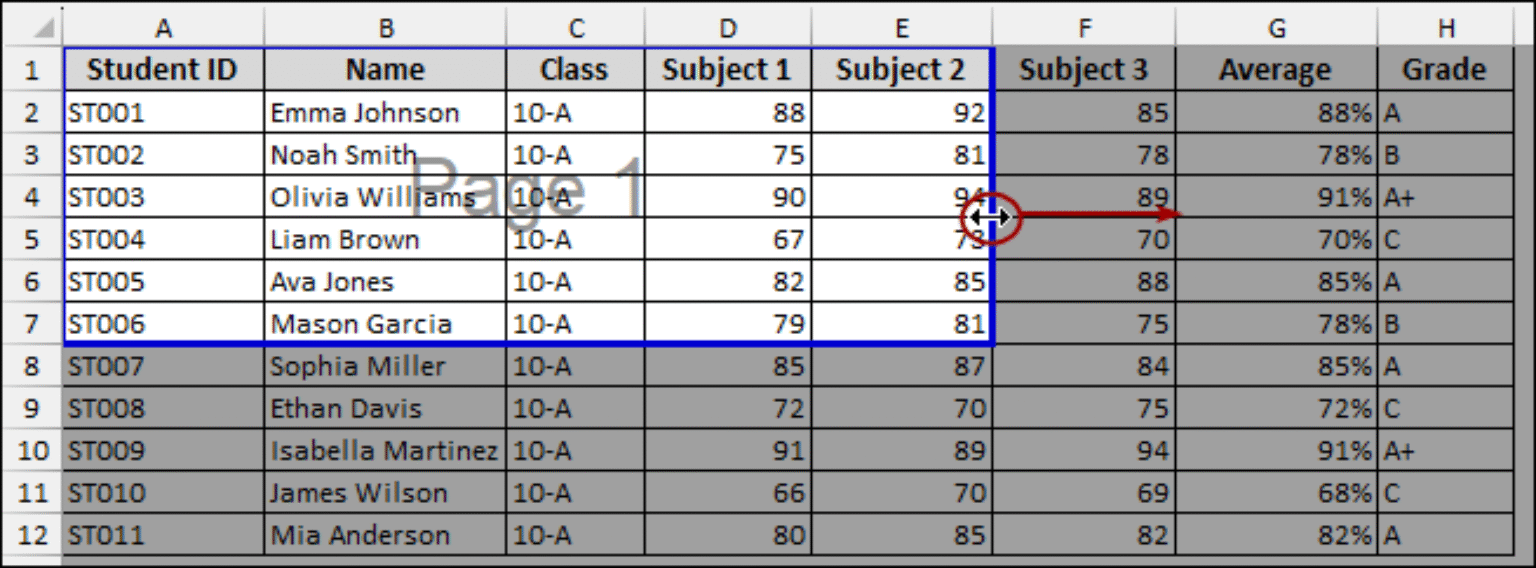 How to Show Print Area in Excel (3 Different Methods) - Excel Insider