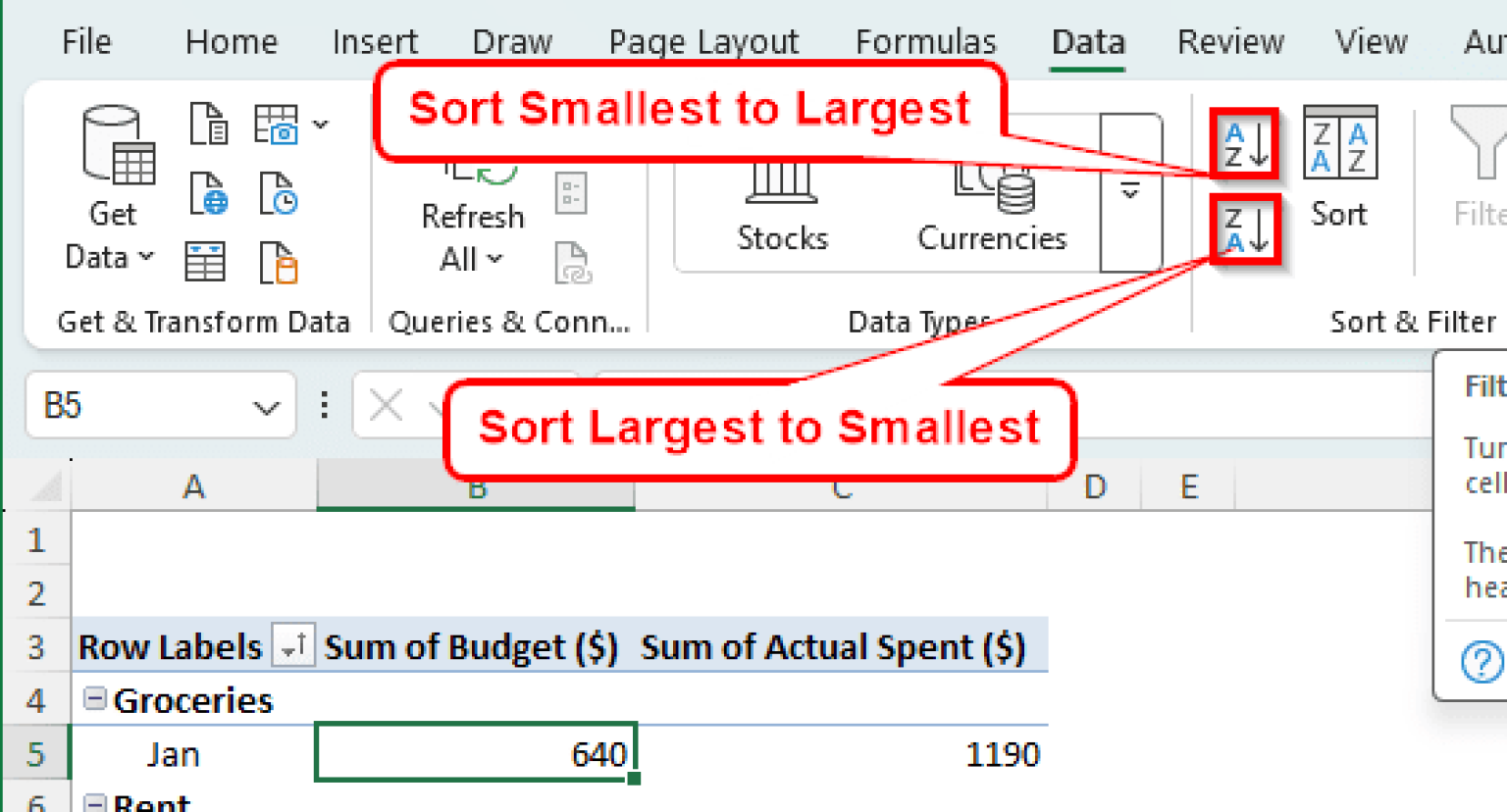 How to Sort Excel Pivot Table from Largest to Smallest - Excel Insider