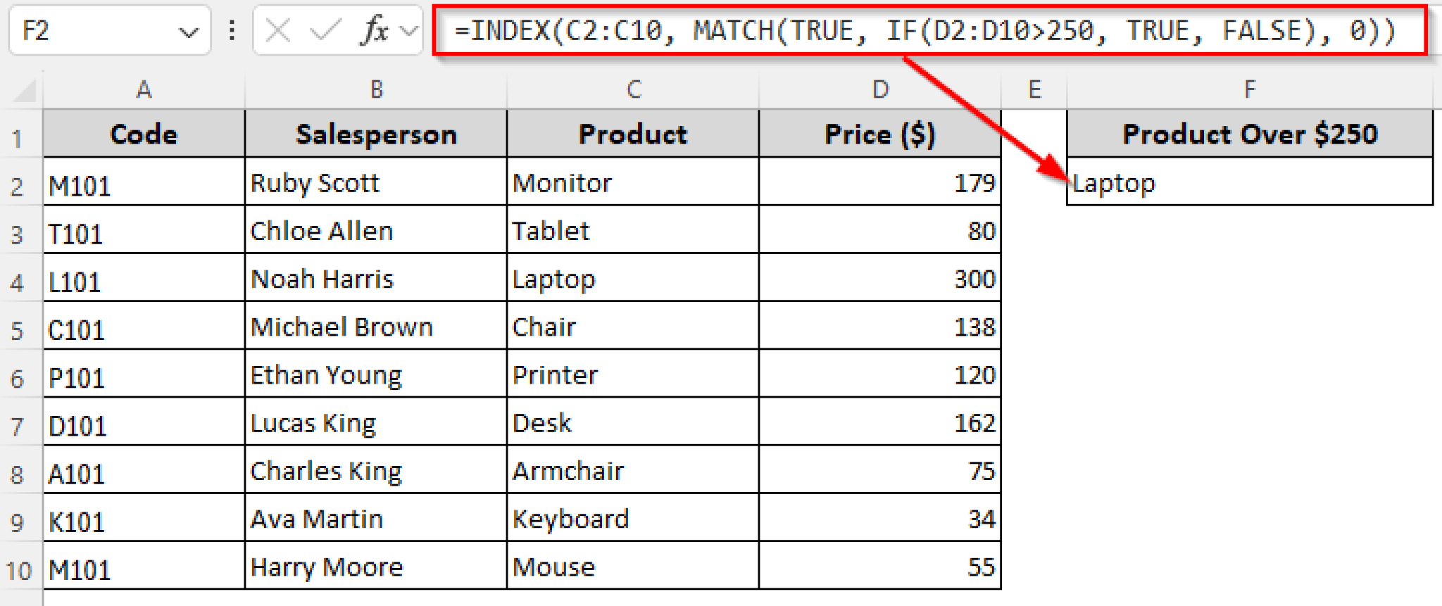 How to Combine IF Function with INDEX-MATCH Formula in Excel - Excel ...