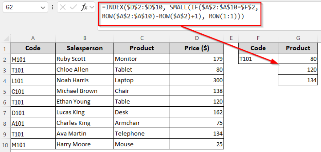 How to Combine IF Function with INDEX-MATCH Formula in Excel - Excel ...