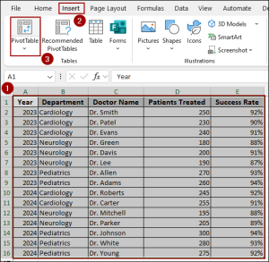How to Show Columns Side by Side in Excel Pivot Table - Excel Insider