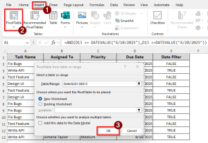 How to Filter Date Range in an Excel Pivot Table (4 Methods) - Excel ...