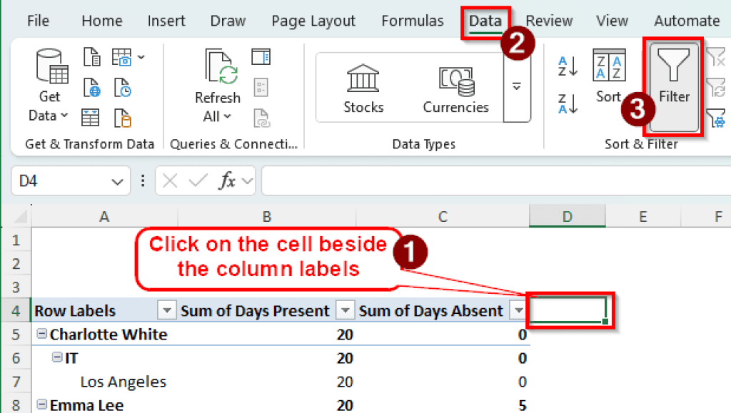 How to Filter Multiple Columns in an Excel Pivot Table - Excel Insider
