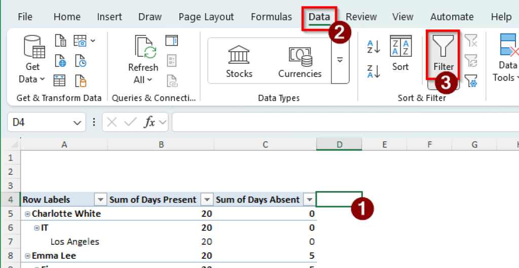 How to Filter Multiple Columns in an Excel Pivot Table - Excel Insider