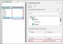 How to Show Text in Values Area of Excel Pivot Table - Excel Insider