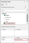 How to Show Text in Values Area of Excel Pivot Table - Excel Insider