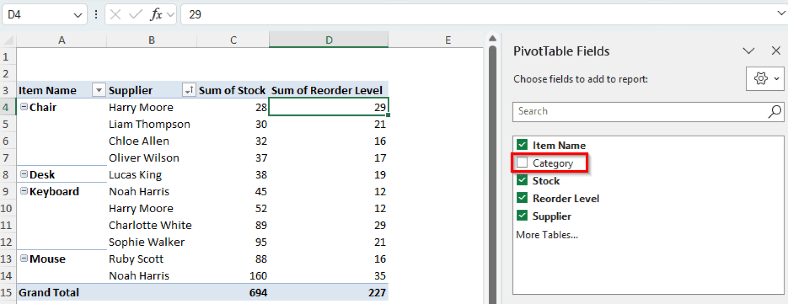 How to Fix the Pivot Table Sort Not Working Issue - Excel Insider