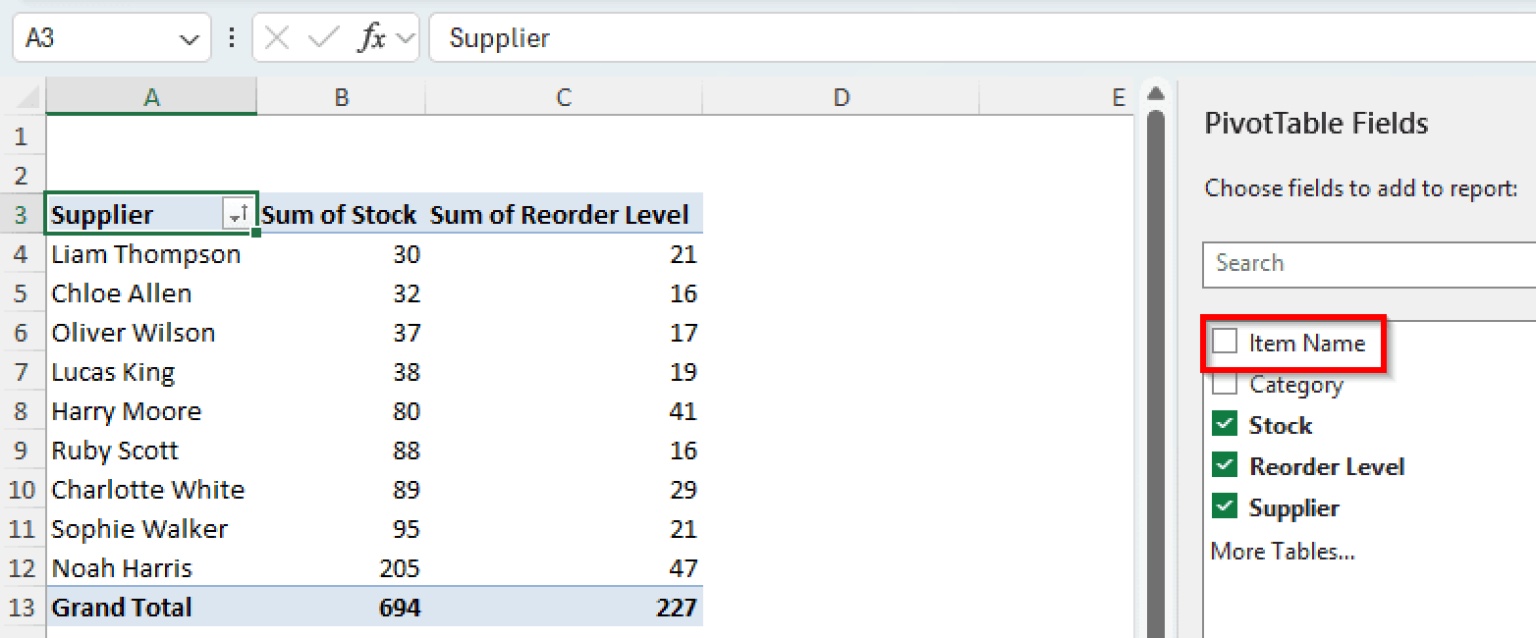 How to Fix the Pivot Table Sort Not Working Issue - Excel Insider