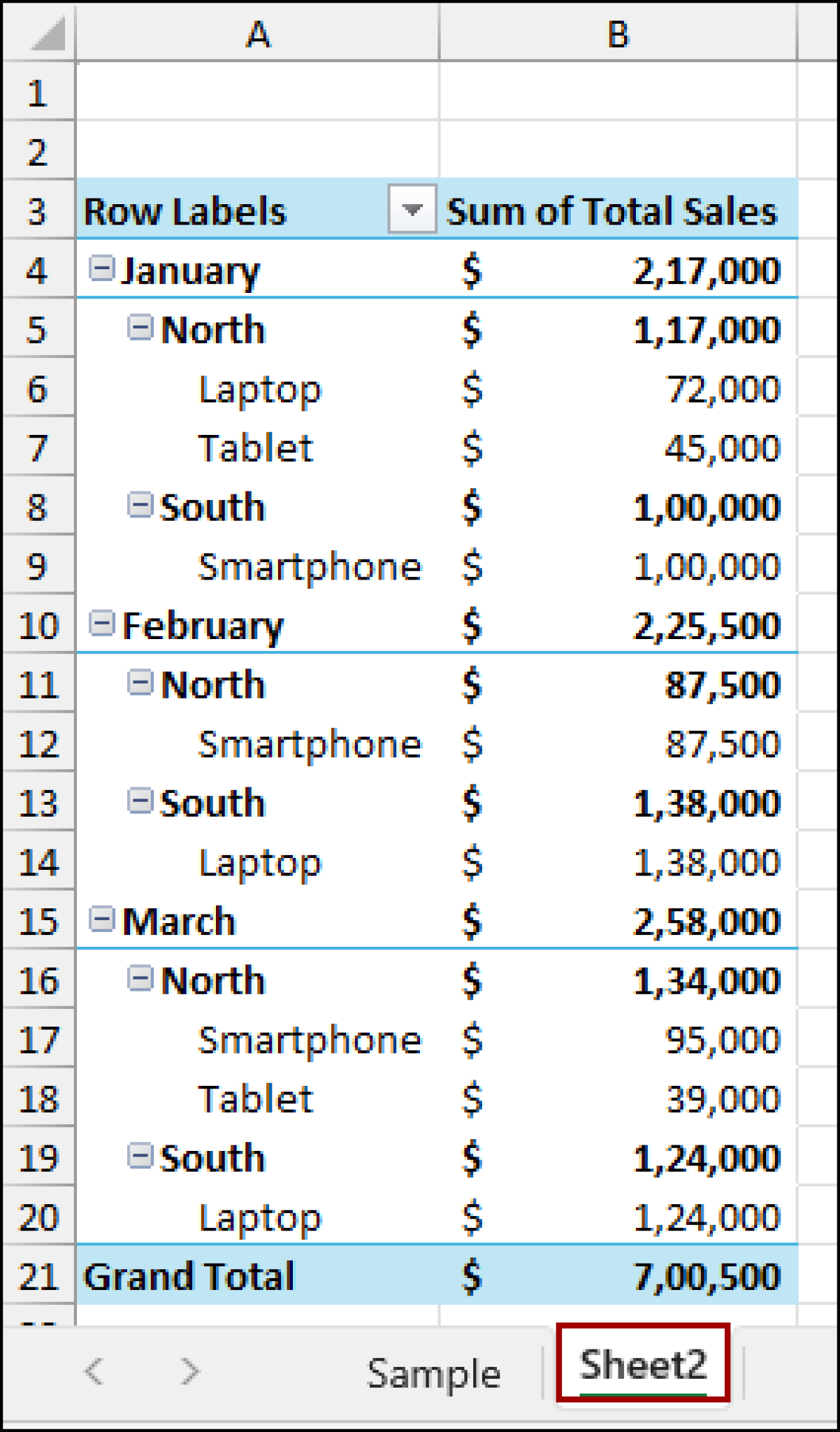 How to Show Excel Pivot Table in Tabular Form (3 Methods) - Excel Insider