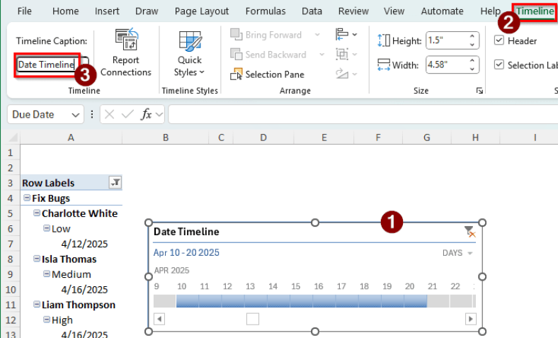 How to Create and Use a Pivot Table Timeline in Excel - Excel Insider