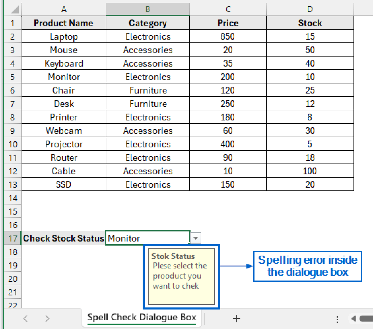 How to Fix Spell Check Not Working Issues in Excel - Excel Insider