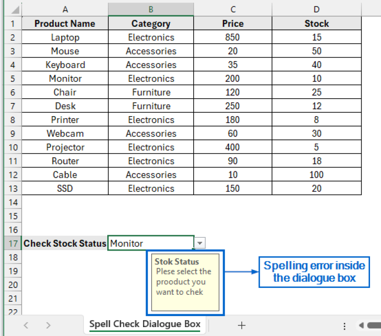 How to Fix Spell Check Not Working Issues in Excel - Excel Insider
