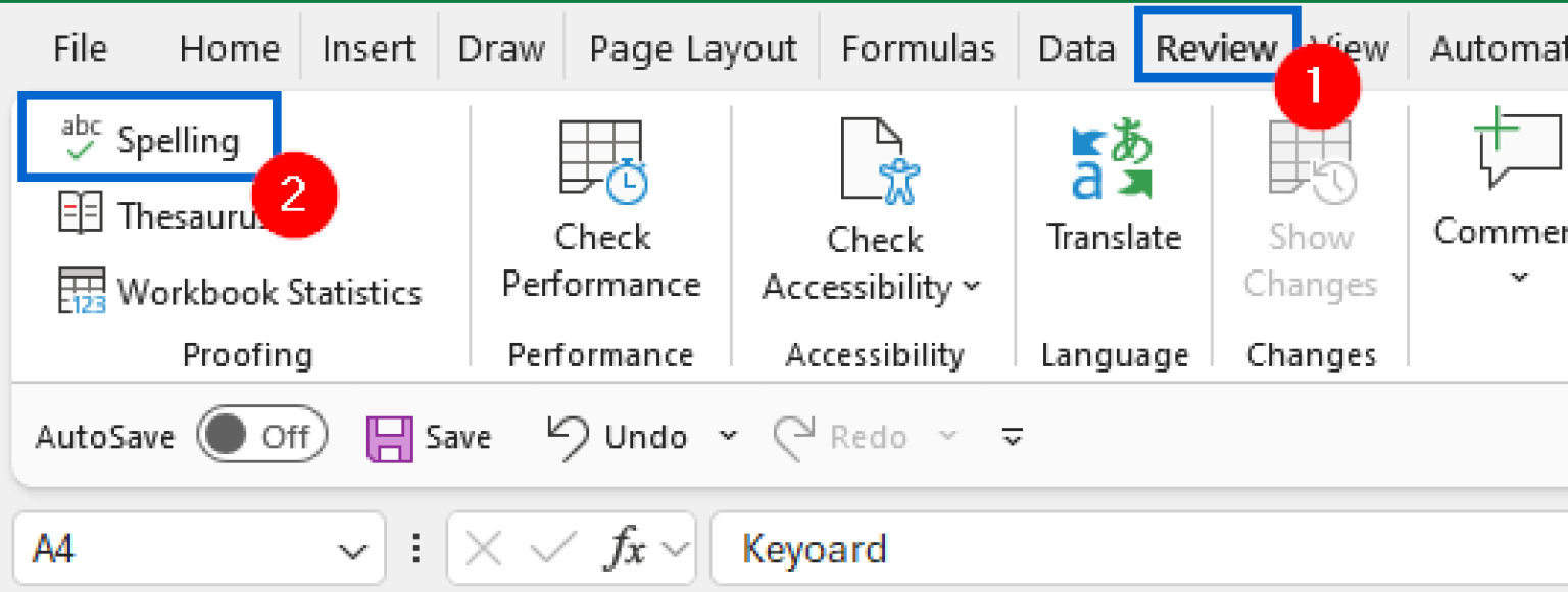 How to Fix Spell Check Not Working Issues in Excel - Excel Insider