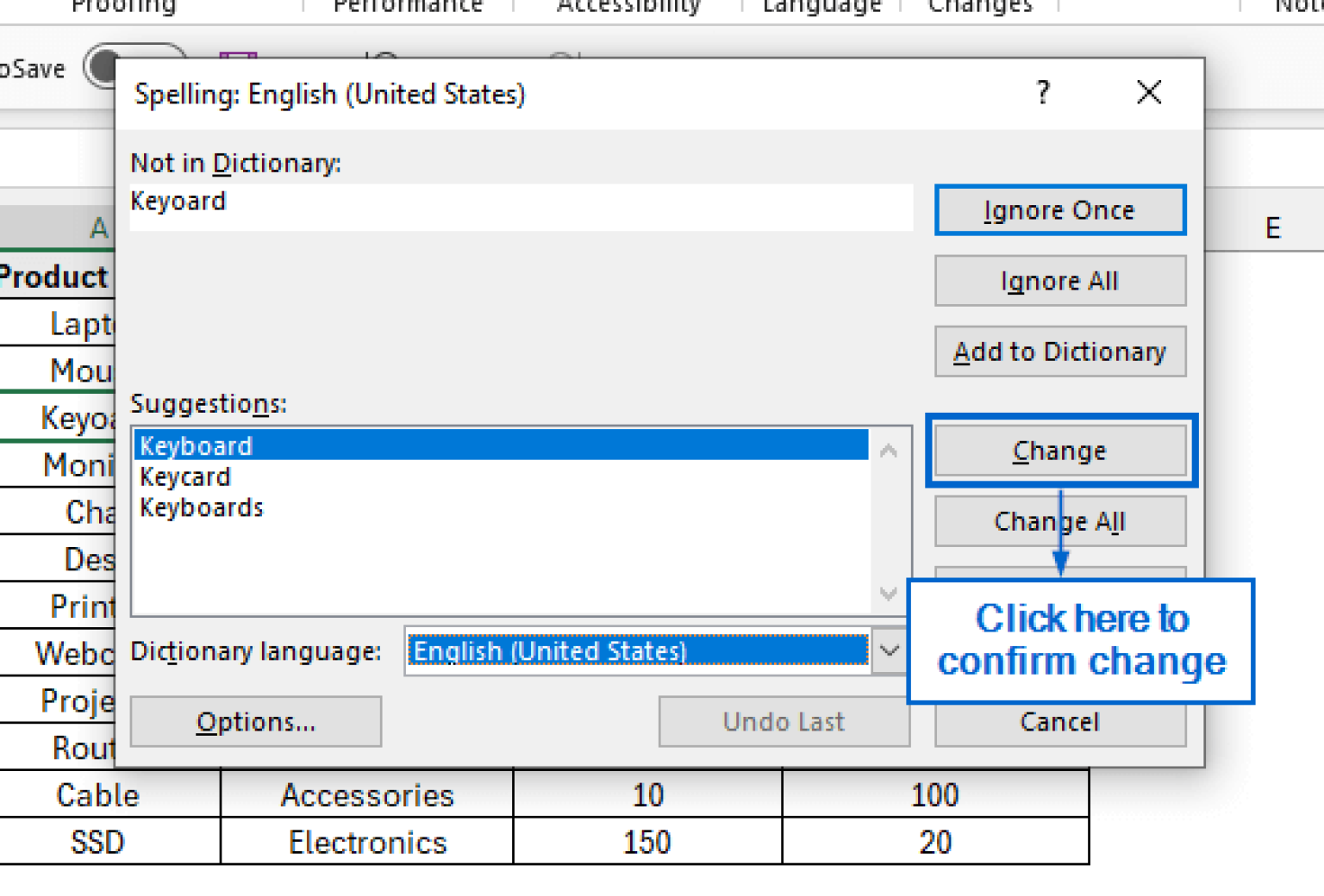 How to Fix Spell Check Not Working Issues in Excel - Excel Insider