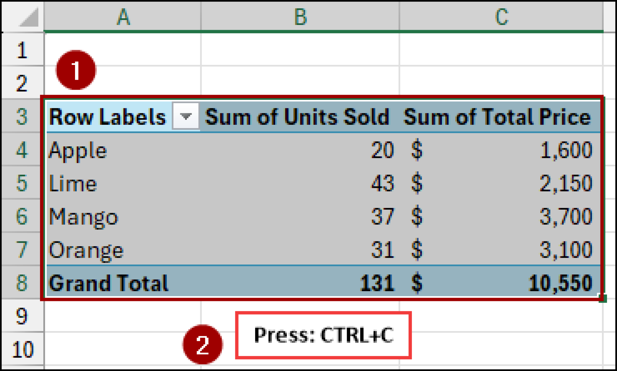 How to Transpose Pivot Table in Excel (3 Simple Methods) - Excel Insider