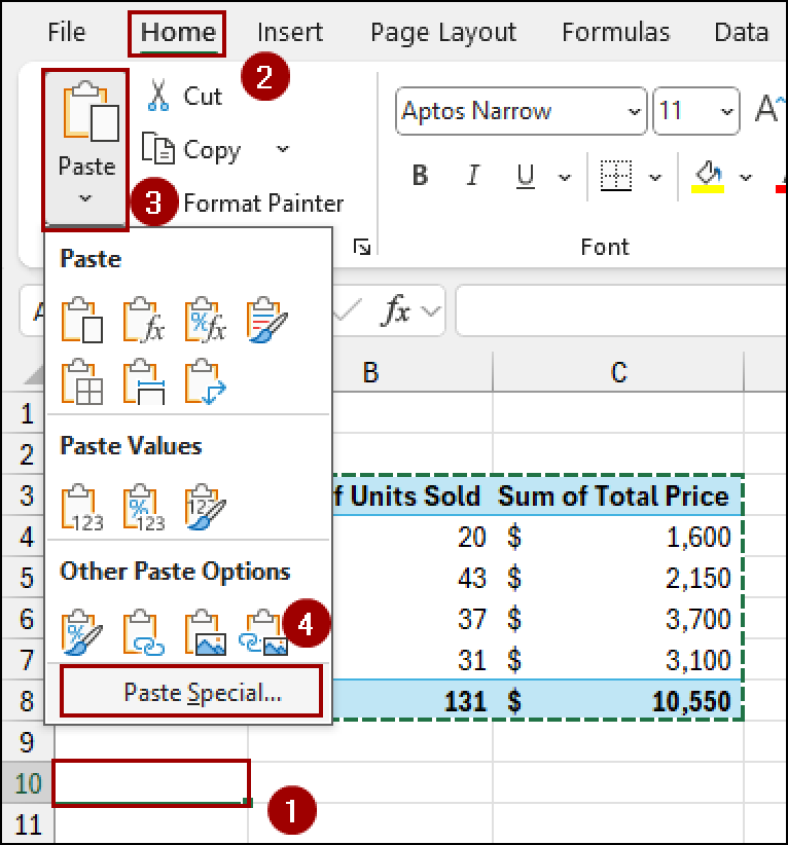 How to Transpose Pivot Table in Excel (3 Simple Methods) - Excel Insider