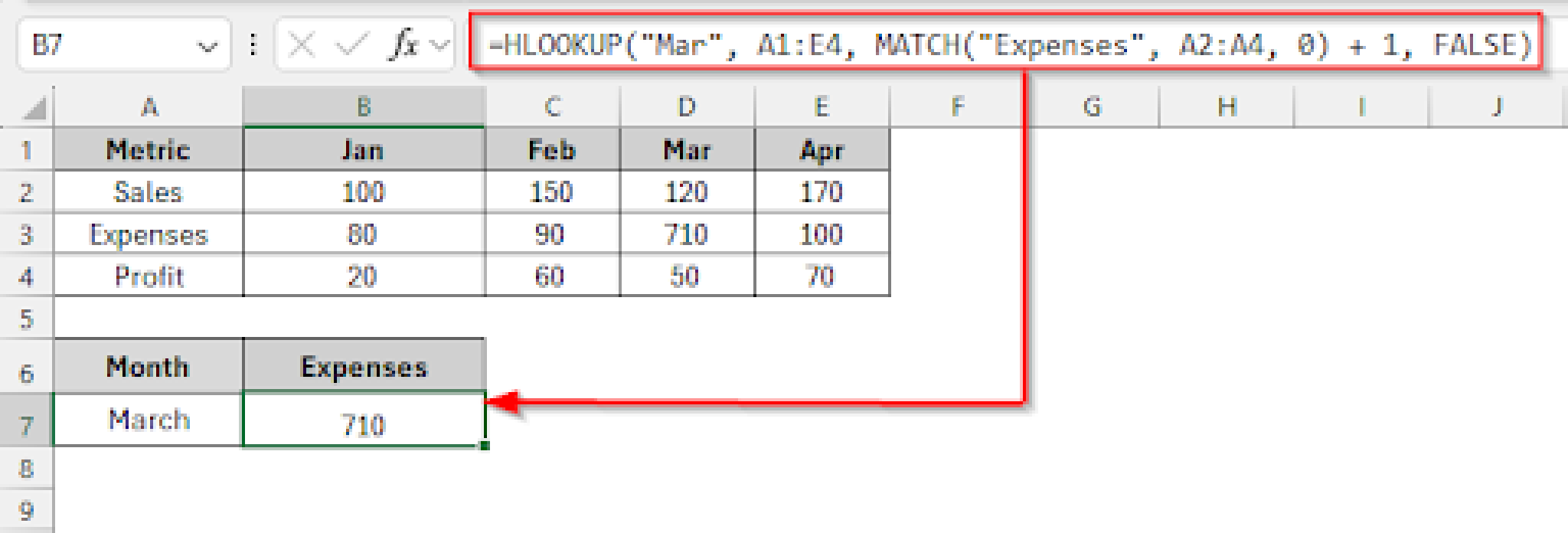 How to Combine VLOOKUP and HLOOKUP in Excel - Excel Insider