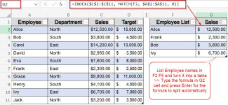How to Create a Table from Another Table in Excel - Excel Insider