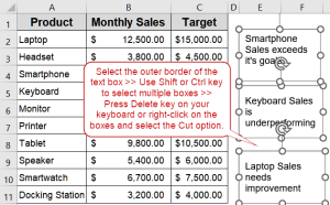 How to Delete Text Box in Excel (3 Simple Ways) - Excel Insider
