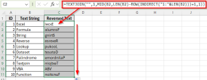 How to Reverse a Text String in Excel (4 Suitable Ways) - Excel Insider