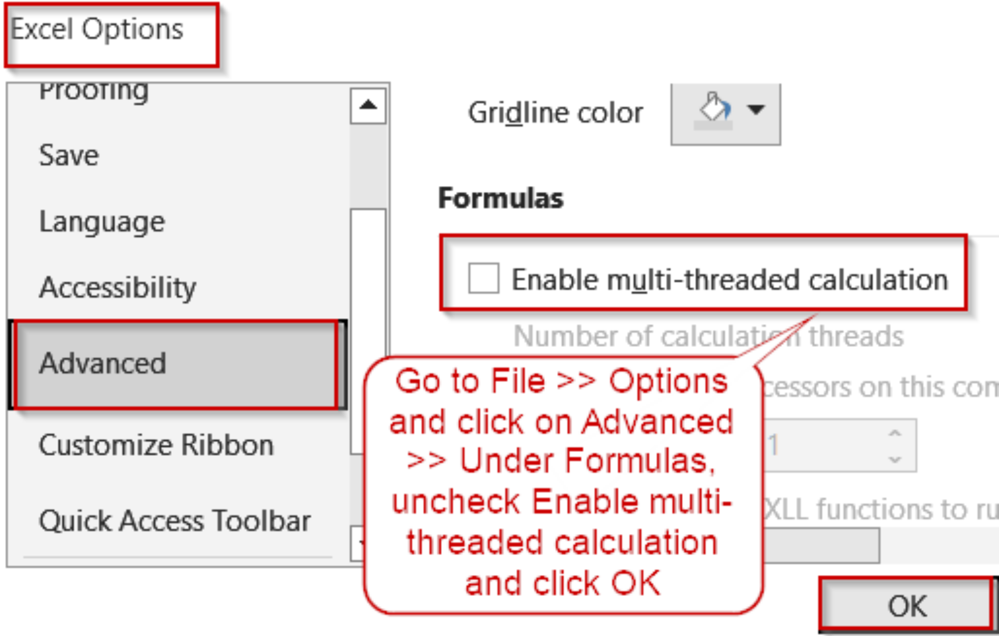 How to Stop Calculating Threads in Excel (4 Simple Ways) - Excel Insider