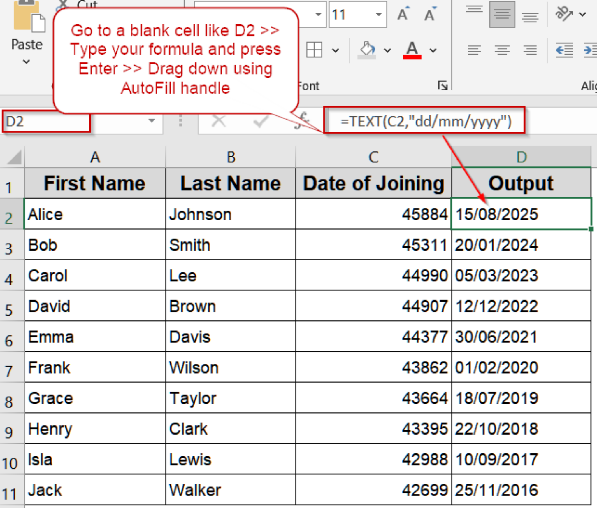 How to Stop Excel from Converting Date to Number in Formula - Excel Insider